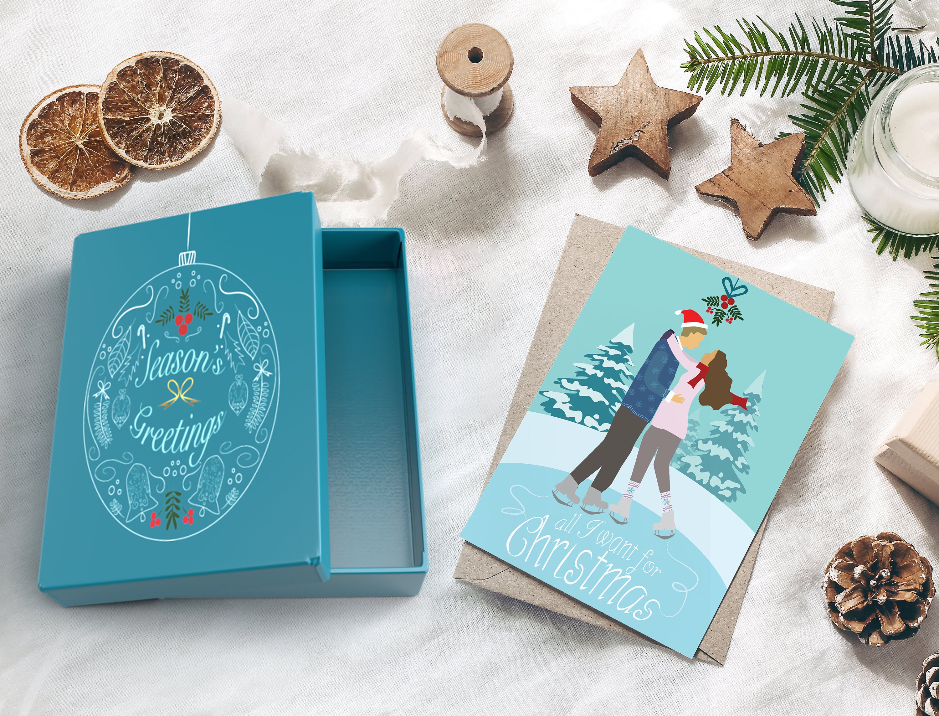 Printable Christmas Cards,greeting Card Template,christmas Card Digital ...