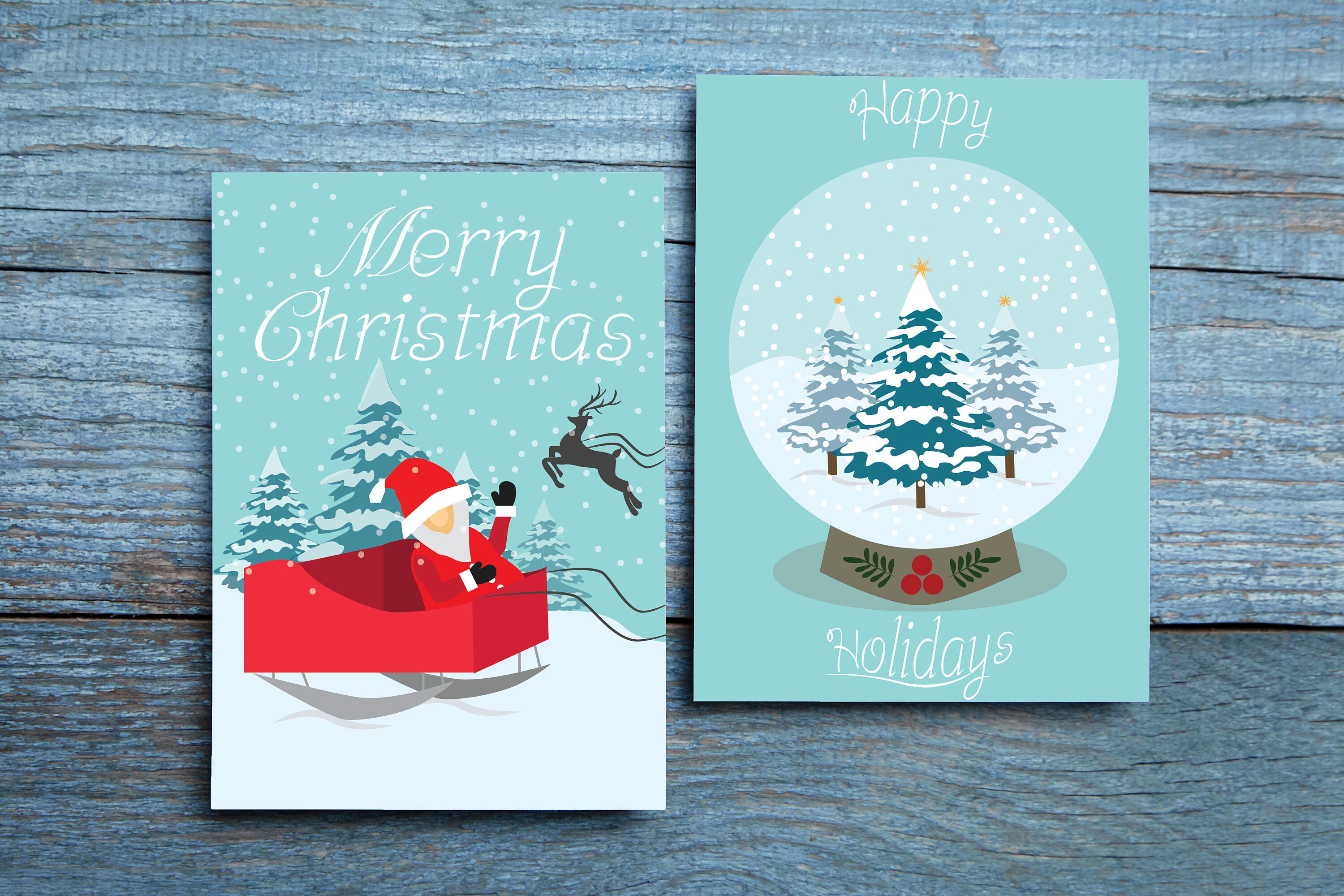 Printable Christmas Cards,greeting Card Template,christmas Card Digital ...