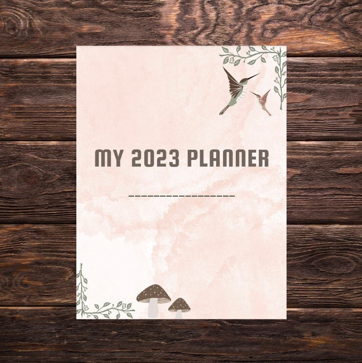 2023 Cottagecore Planner - Etsy