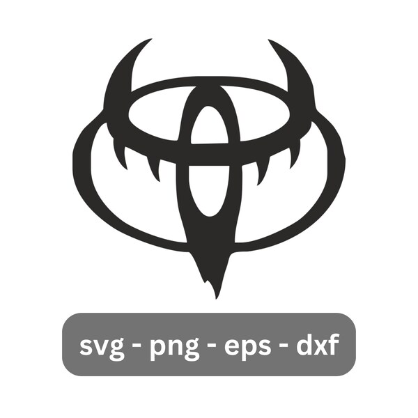Toyota Logo Dxf - Etsy
