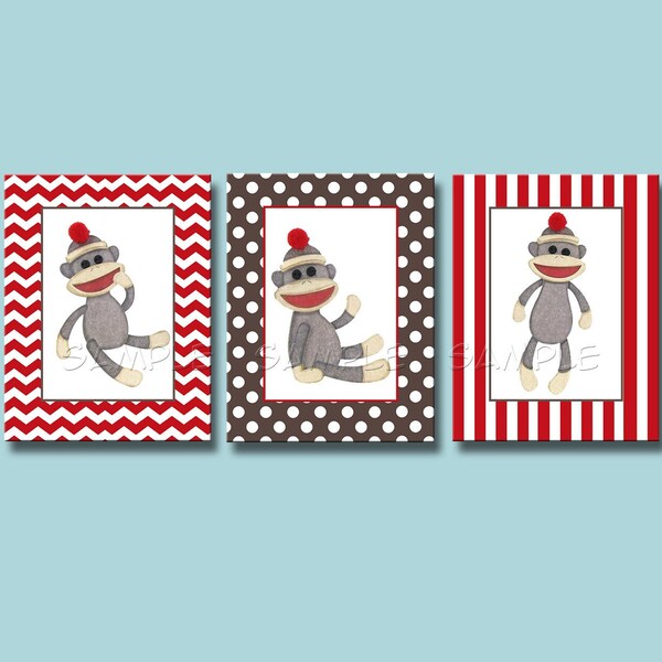 Sock Monkey Nursery - Etsy