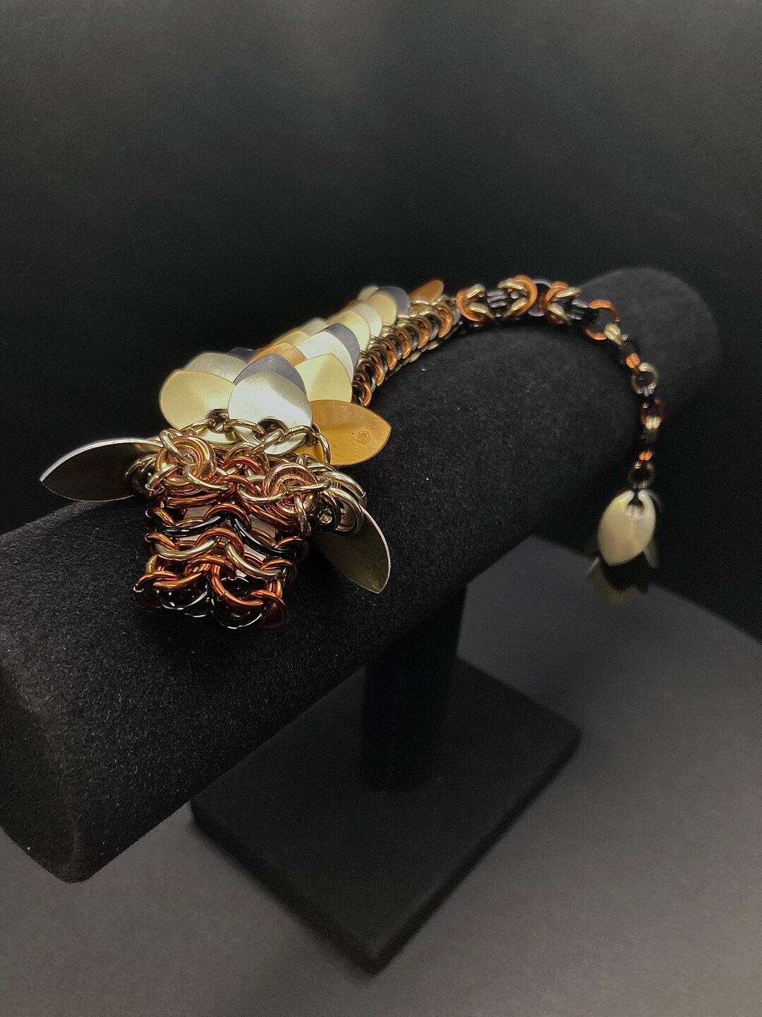 Chainmail Dragon Bracelet or Keychain - Etsy