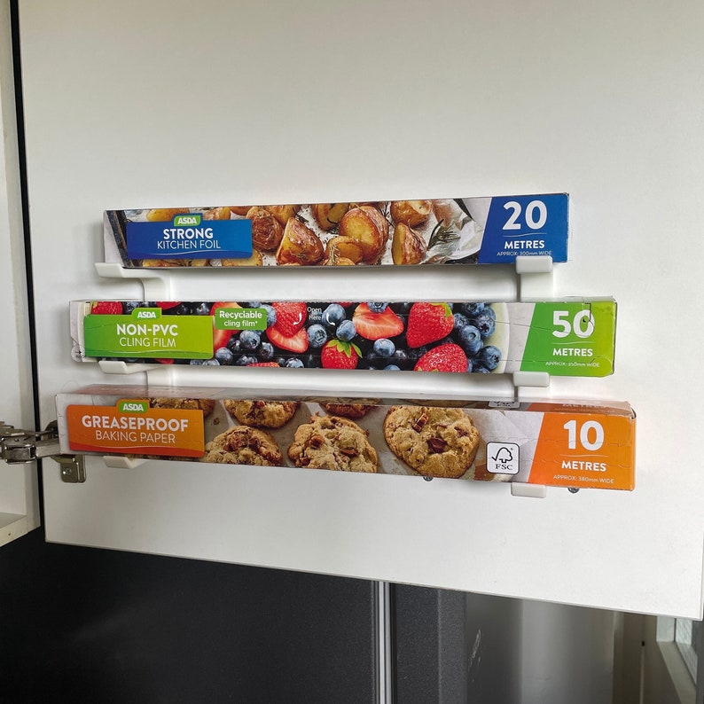 Kitchen Storage Brackets for Tin Foil Cling Film Etc - Etsy