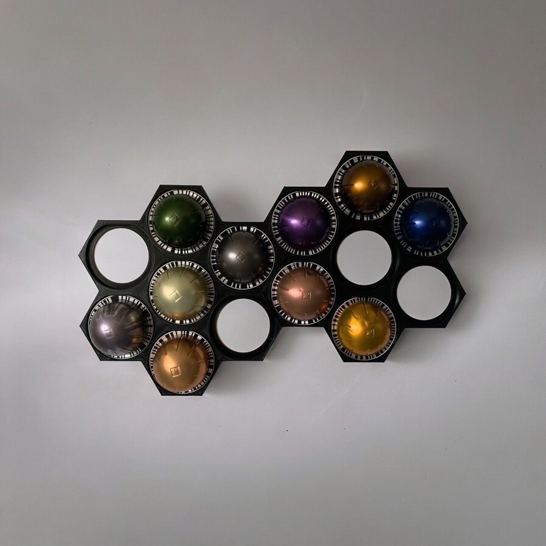 Nespresso Vertuo Pod Holder 7 Slot Wall Mount Storage Wall Art - Etsy