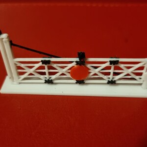 TT Gauge LEVEL CROSSING Gates 3D Printed in Black & White . - Etsy