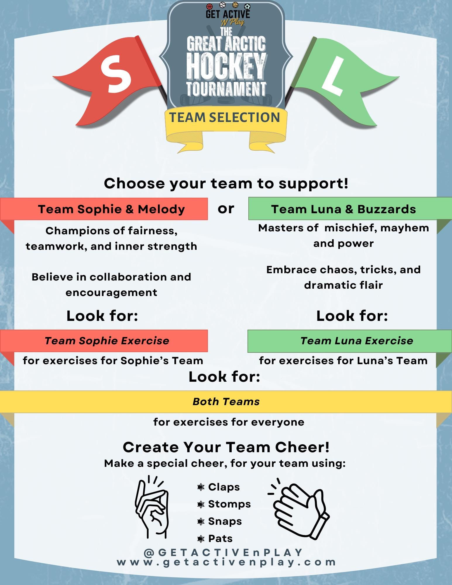 Get Active Mad Libs - the Great Arctic Hockey Tournament (3/5) - Etsy