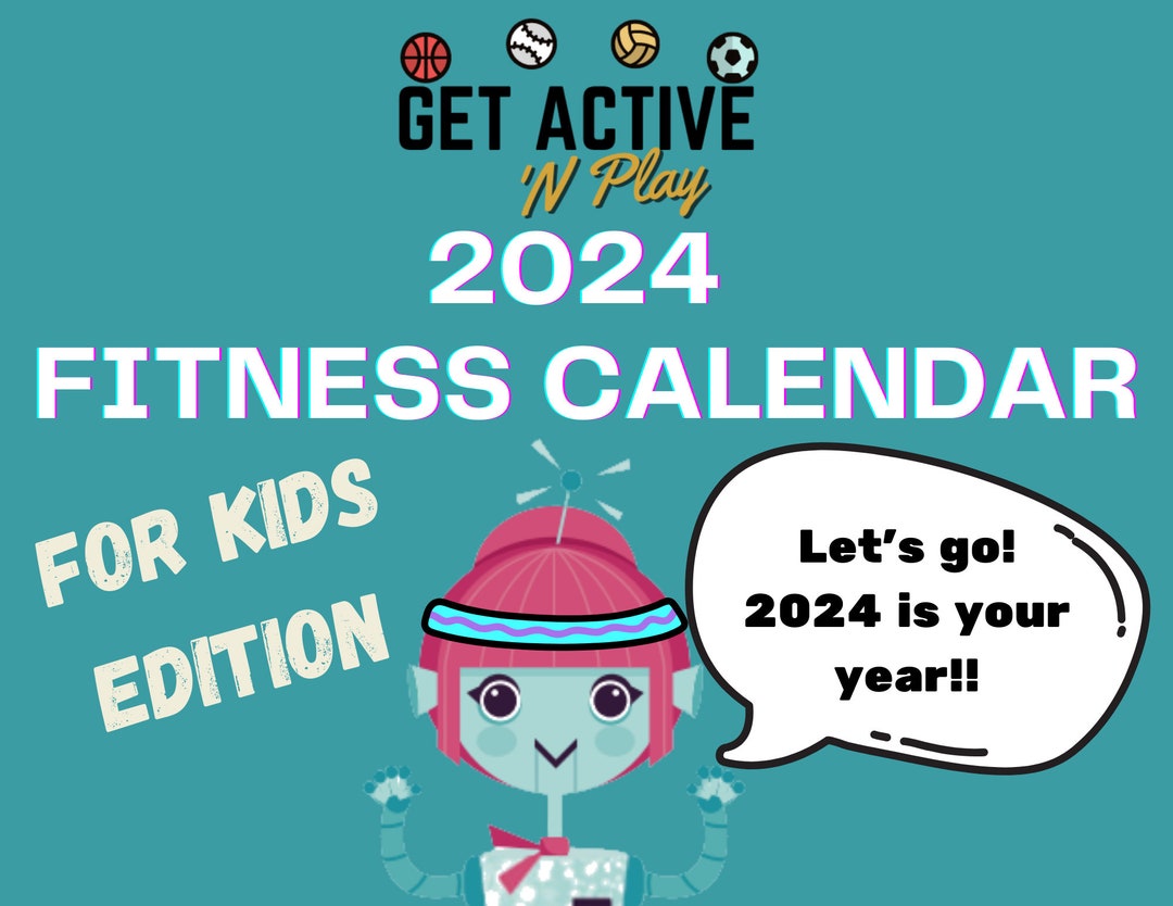 2024 Kids Physical Activity Calendar - Etsy