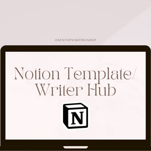 Novel Planner Notion Template Writer Hub Writer Space - Etsy