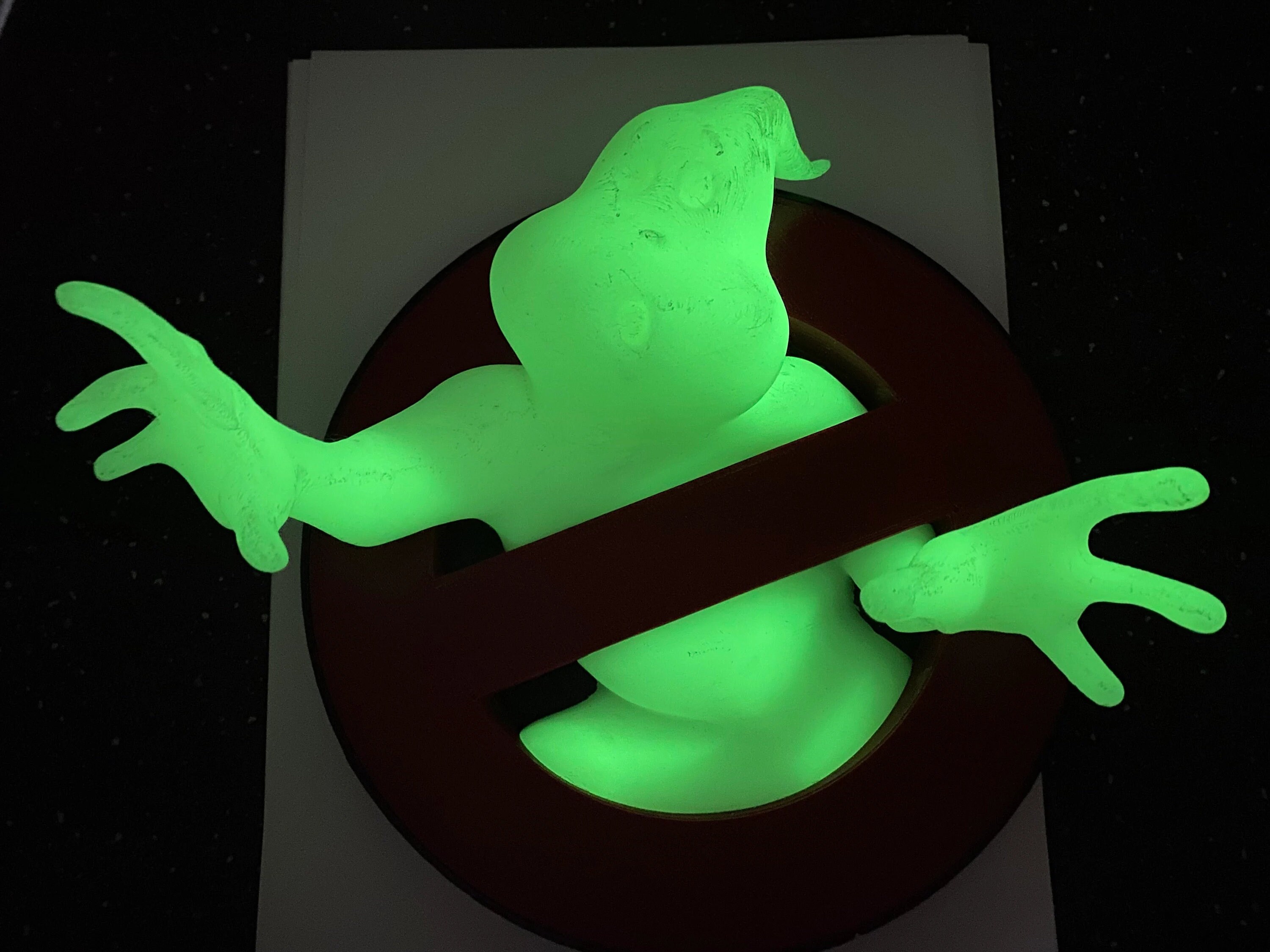 Ghostbusters Glow in the Dark Sign - Etsy