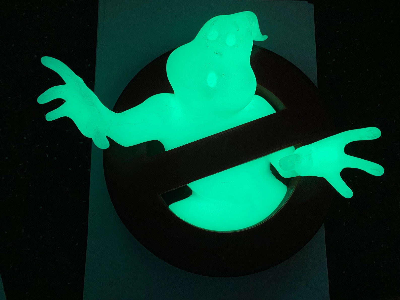 Ghostbusters Glow in the Dark Sign - Etsy