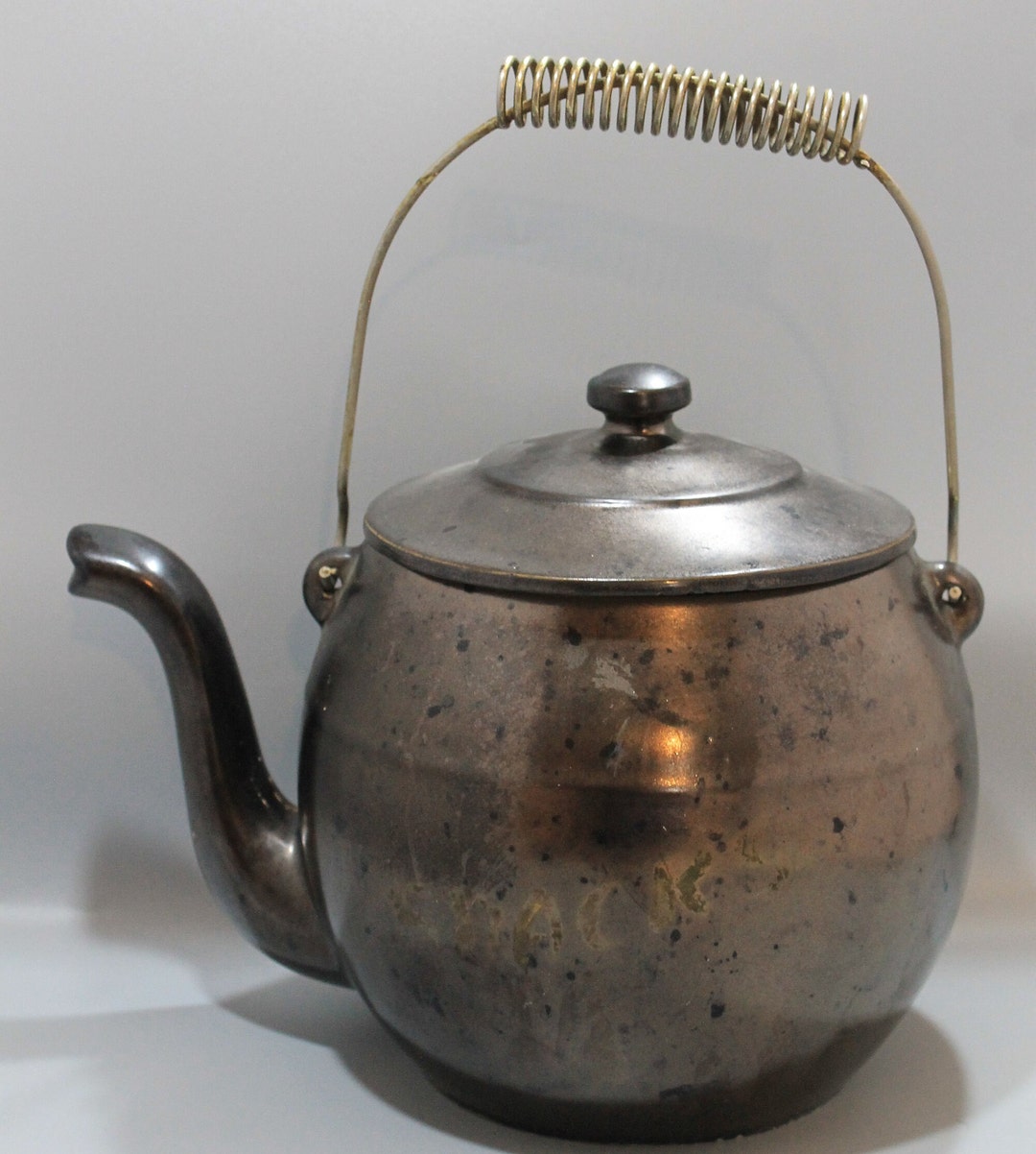 Mccoy USA Ceramic Tea Kettle Snack Jar With Lid - Etsy