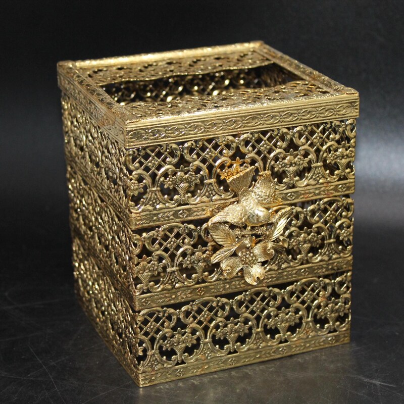 Filigree Tissue Box - Etsy