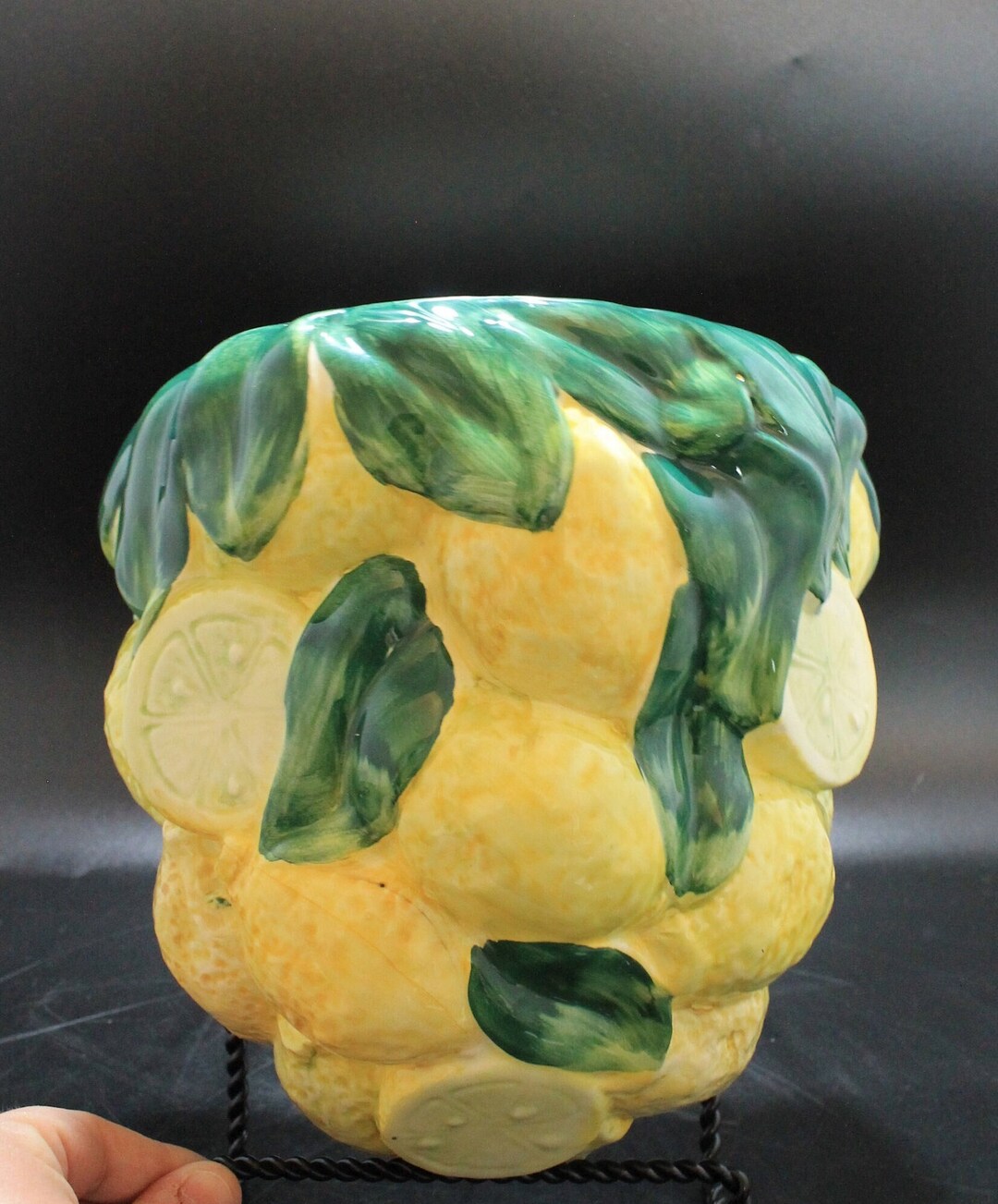 Lemon Ceramic Wall Planter, Made in Italy /jay Willfred Div of Andrea ...