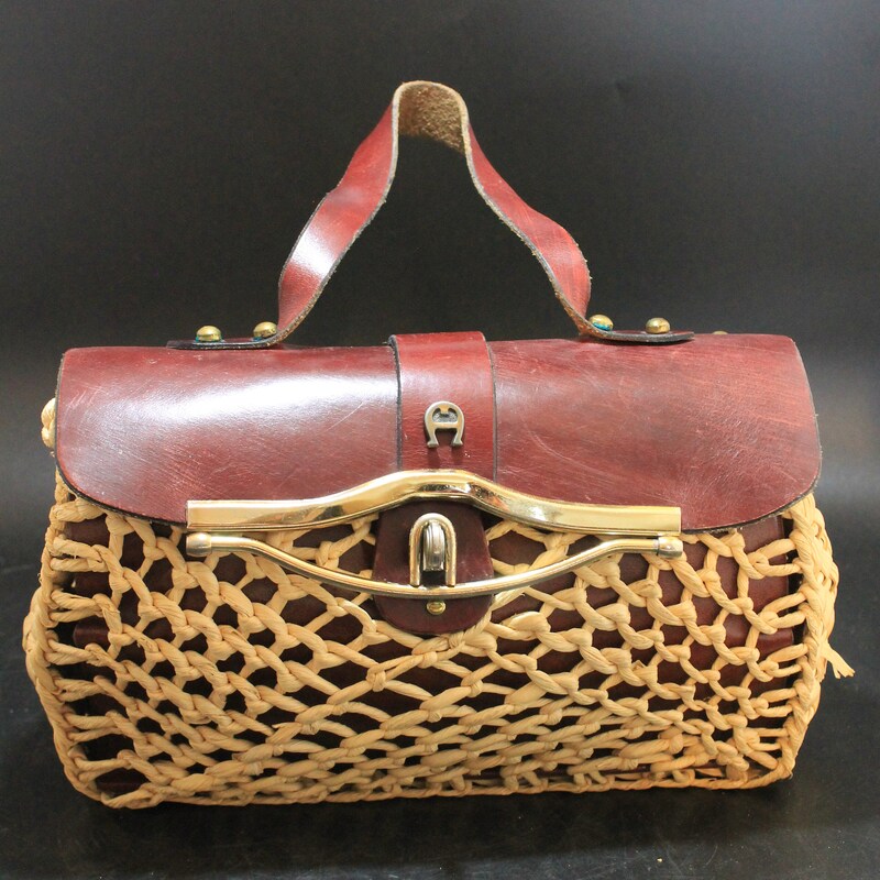 Woven Straw Purse - Etsy