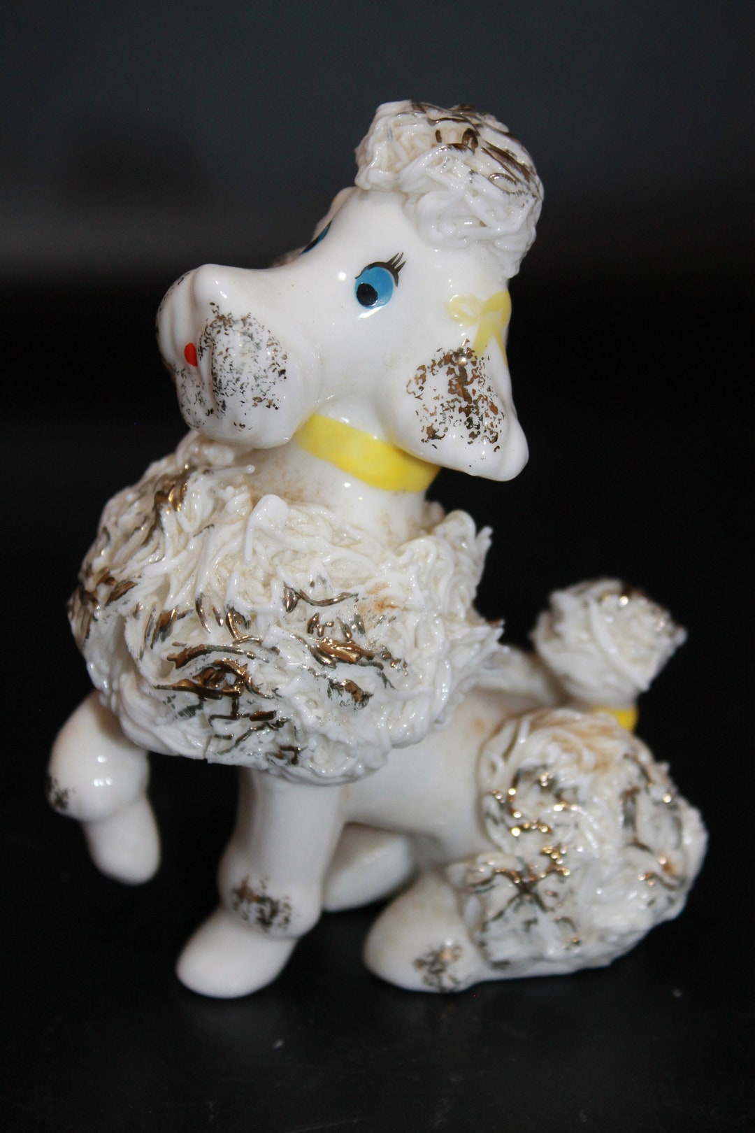 1950s Lefton Spaghetti Poodle Figurine - Etsy