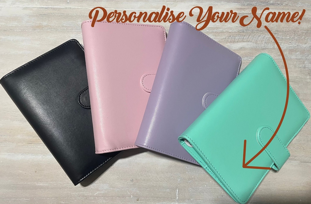 Personalised A6 Budget Planner, Binder, Cash Stuffing, Cash Envelope ...