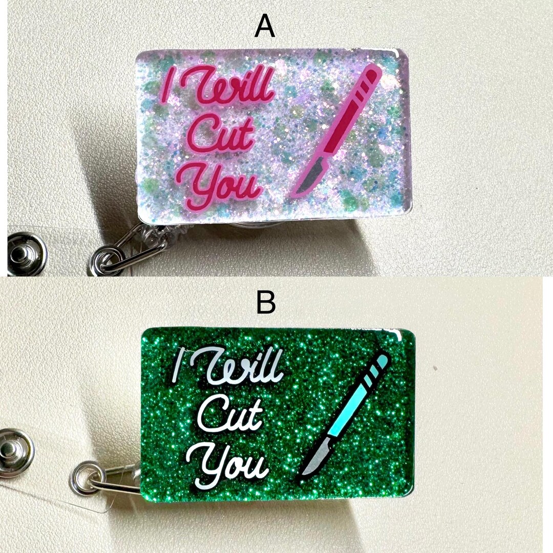 Pathology Scalpel Badge Reel - Etsy