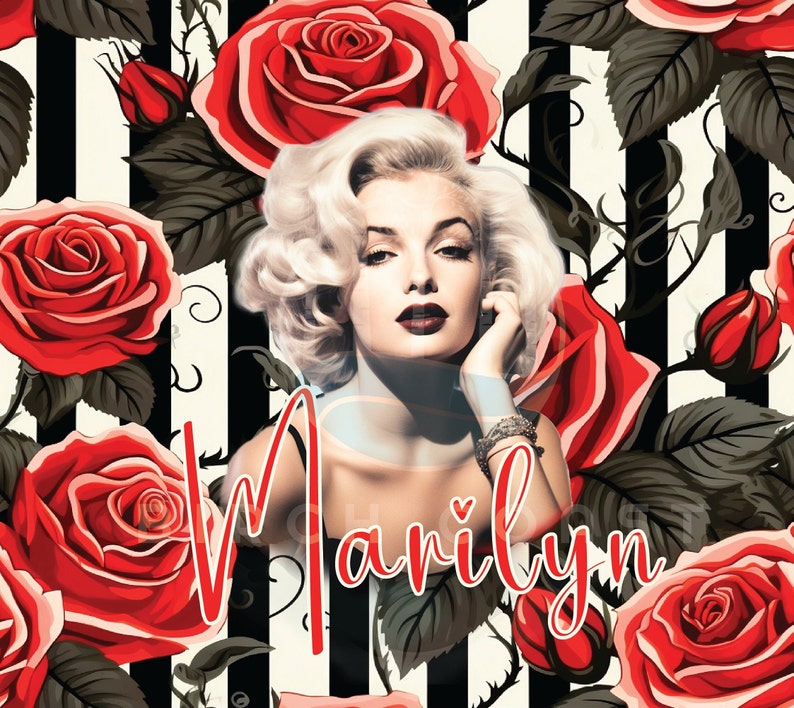 Marilyn Monroe Tumbler Wrap , Marilyn Monroe Png, Marilyn Clipart ...