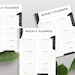 Neutral Tan Beige Weekly Planner | | Weekly Task Organizer | Simple ...