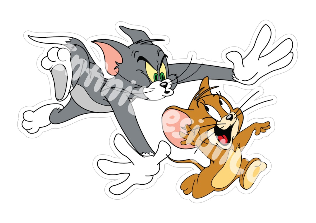 Printable Tom and Jerry PNG | Cake Topper | Digital Download | Ready ...