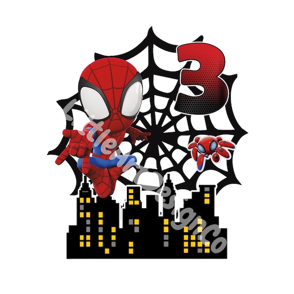 Spiderman Cake Topper - Etsy Australia