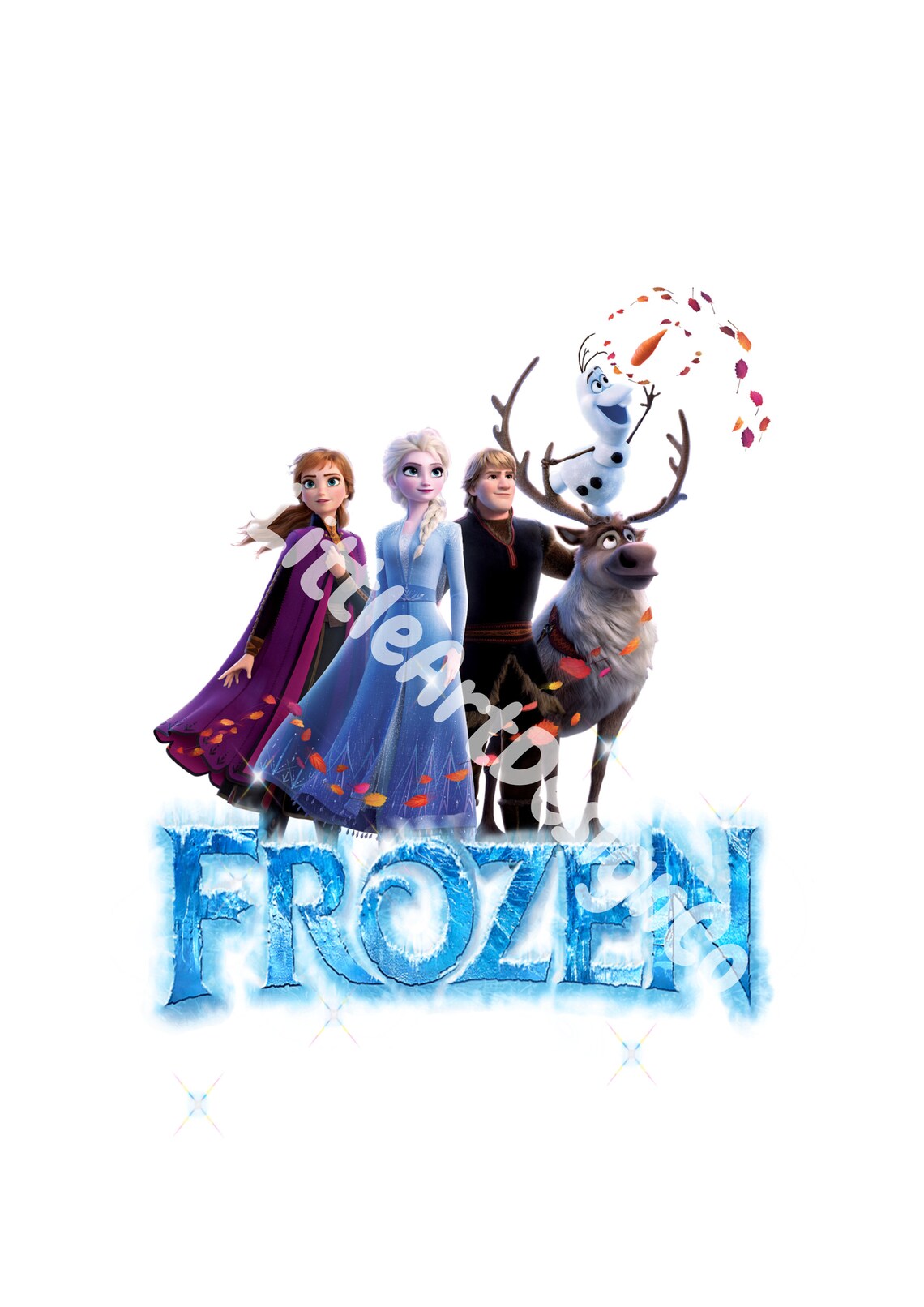 Printable PNG Frozen Digital Download Instant Download - Etsy