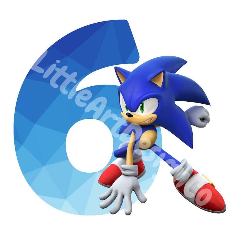Sonic Cut Outs - Etsy