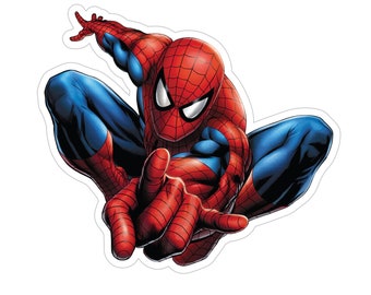 Printable Spiderman 6th Birthday Cake Topper Digital Download Ready to Print and Handcut Instant ...