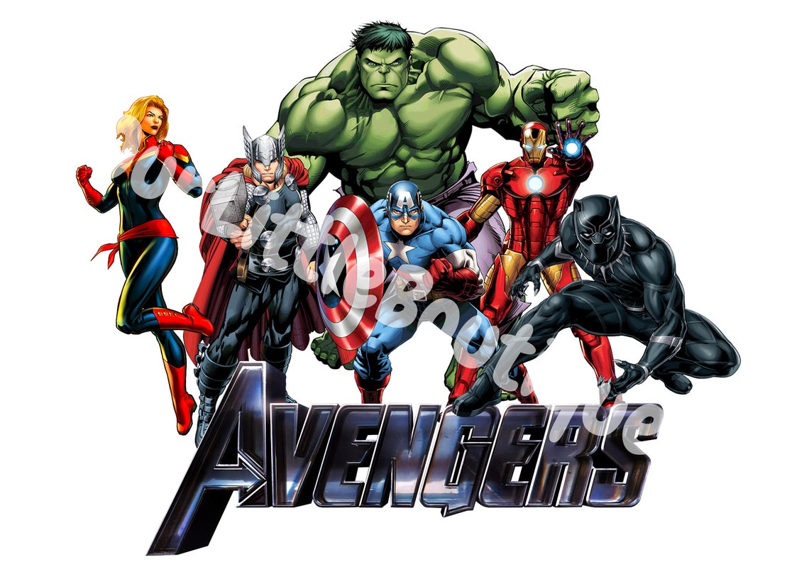 Printable PNG | Avengers | Digital Download | Instant Download ...