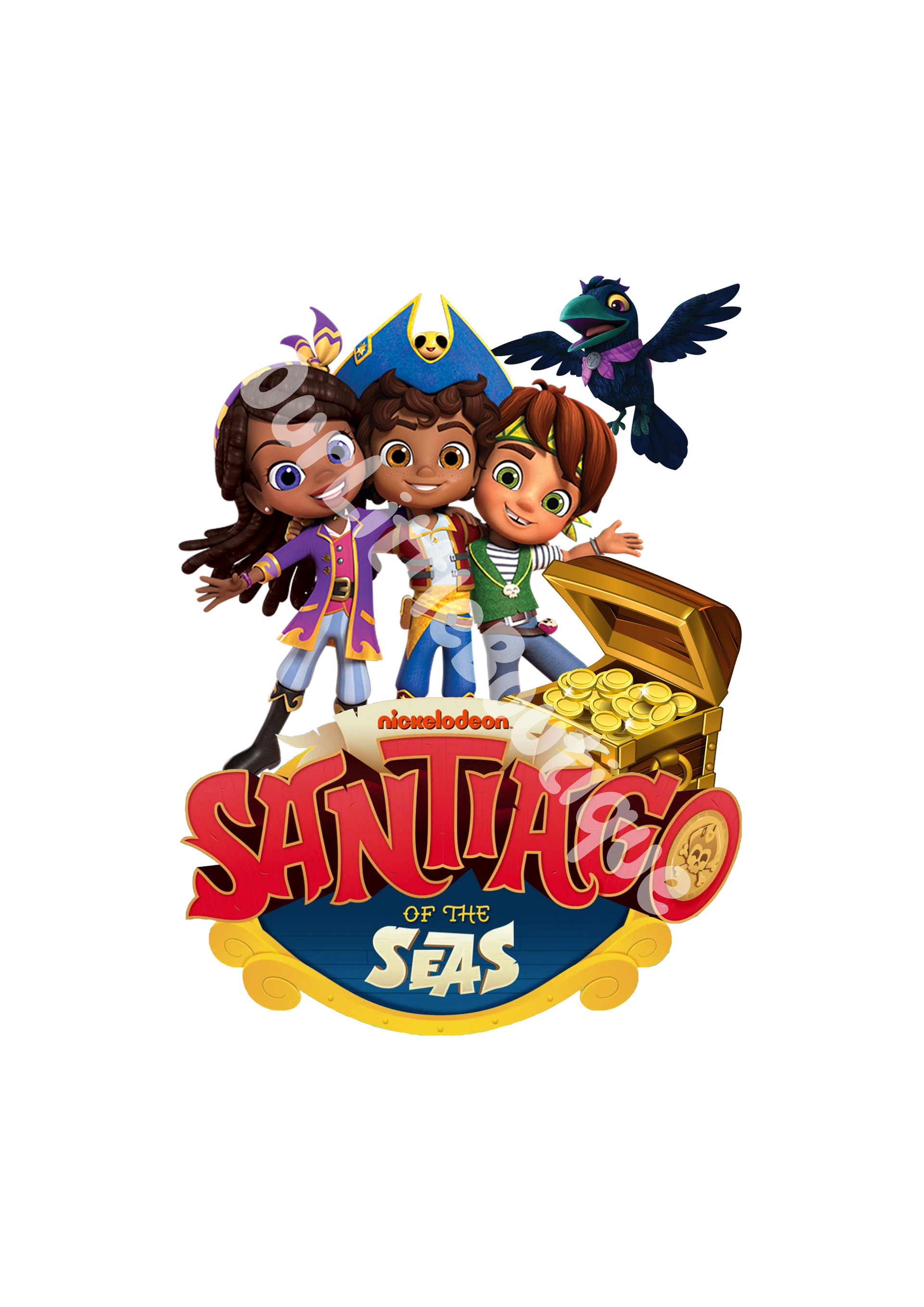 Printable Santiago of the Seas PNG | Cake Topper | Digital Download ...