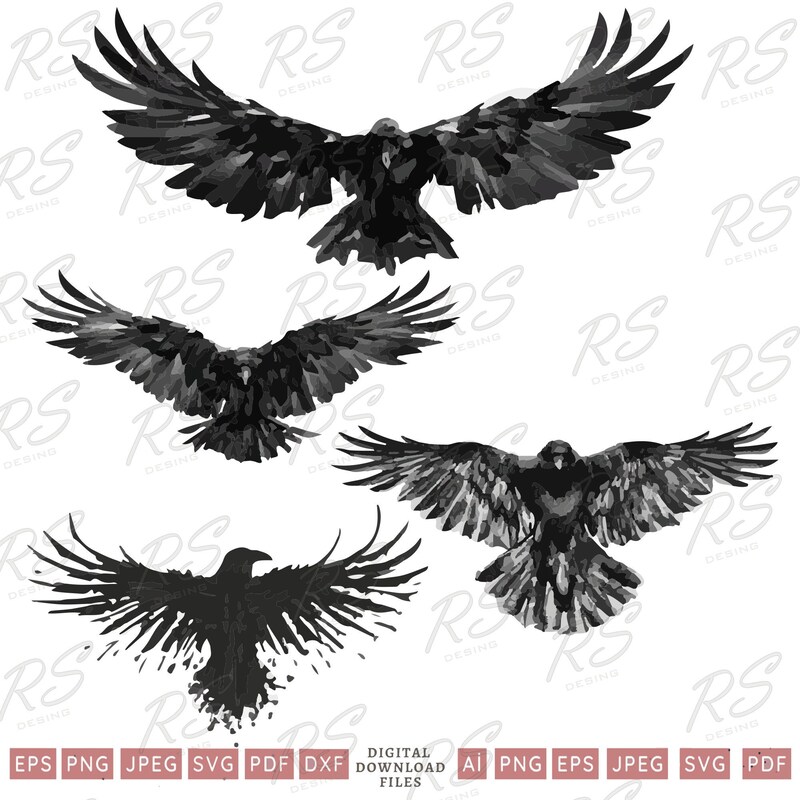 Raven Wings - Etsy