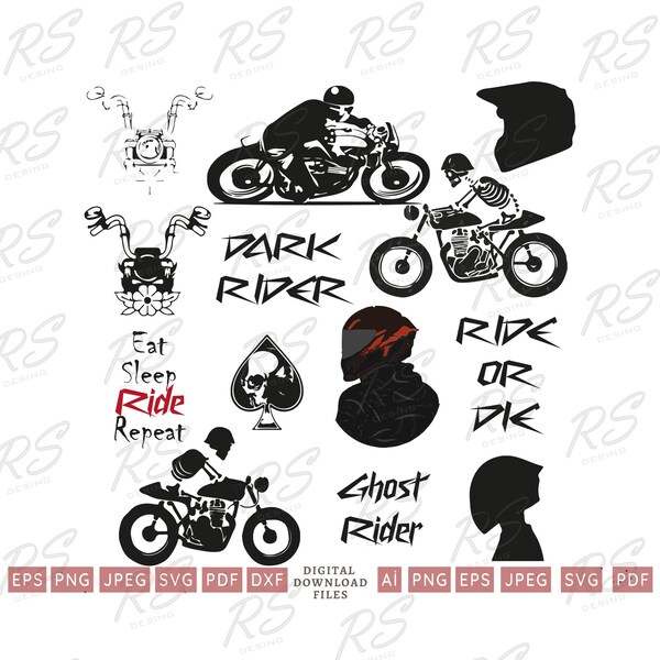 Motor Cross Svg - Etsy