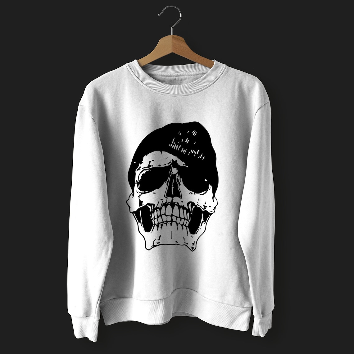 Retro Skull Svg, Scary Skull Print Designs, Witchy Svg Files ...