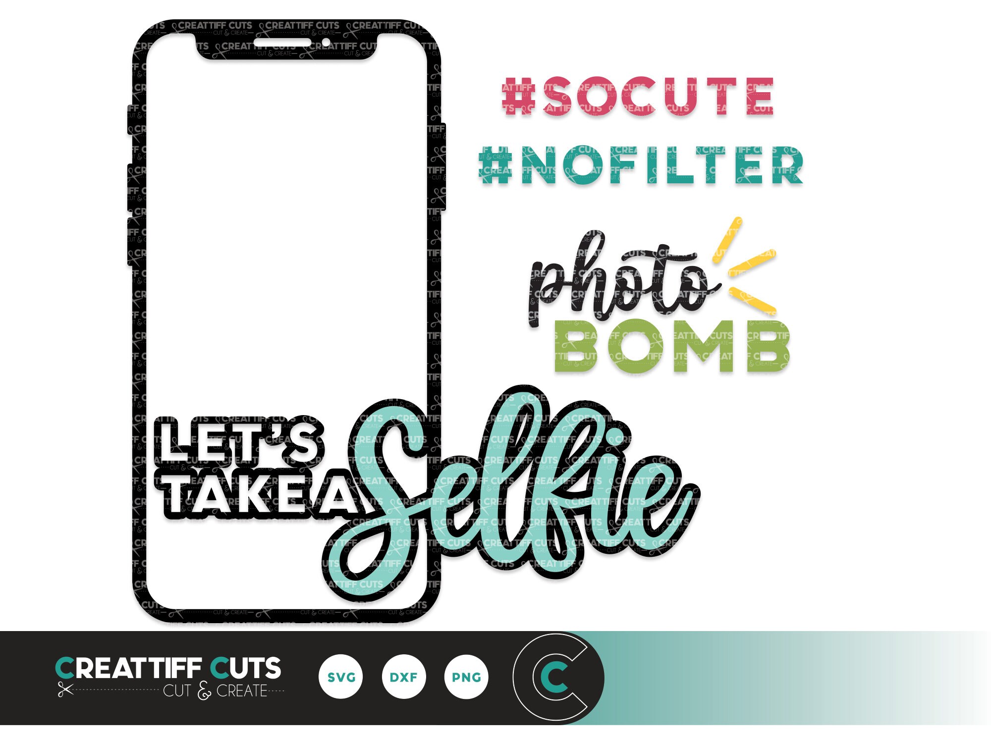 Take A Selfie Cut File Svg, Dxf, Png - Etsy