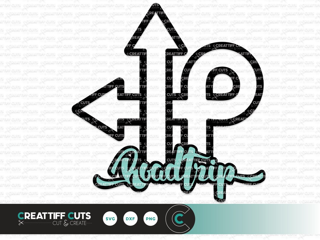 Road Trip Arrows Cut File Svg, Dxf, Png - Etsy