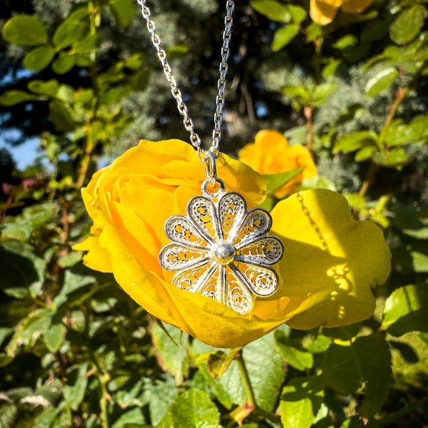 Filigree Necklace - Etsy