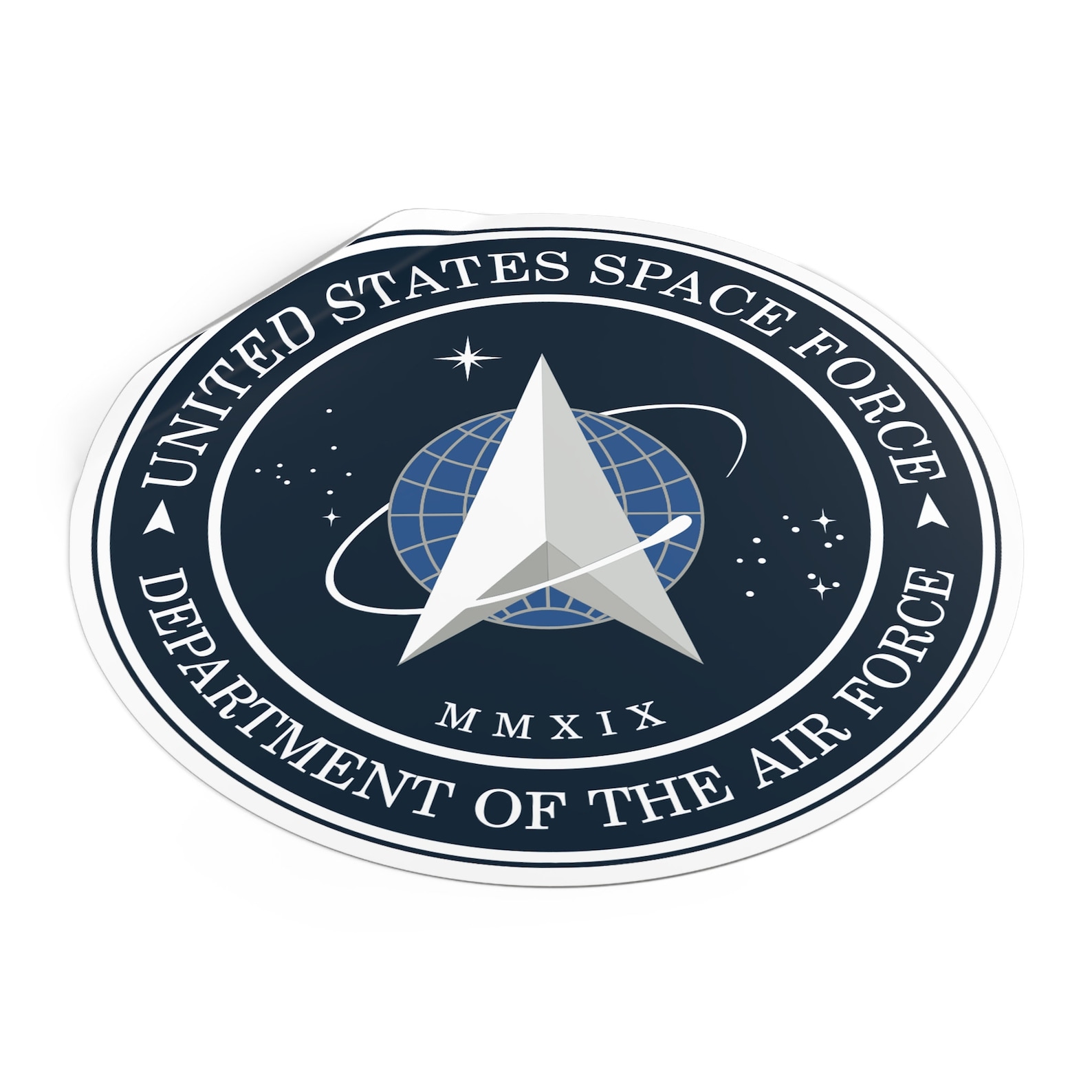 US Space Force Round Vinyl Waterproof Stickers - Etsy