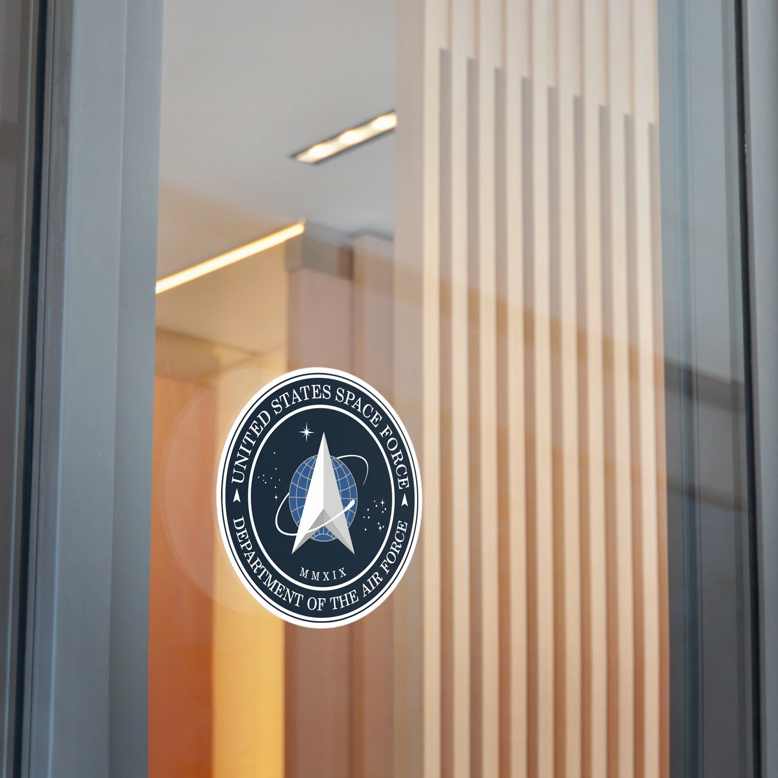 US Space Force Round Vinyl Waterproof Stickers - Etsy