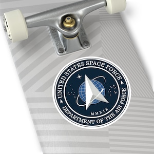 US Space Force Round Vinyl Waterproof Stickers - Etsy