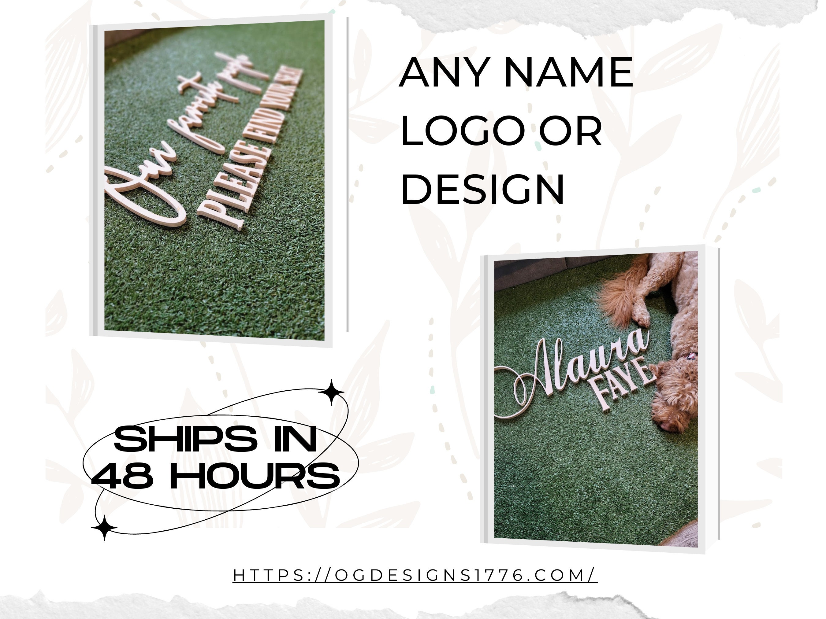 Large Name Sign for Wall Baby Name Cutout for Nursery Big Name - Etsy