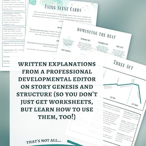 Novel Planning Workbook | Printable A4 | for Authors | Story Worksheets ...