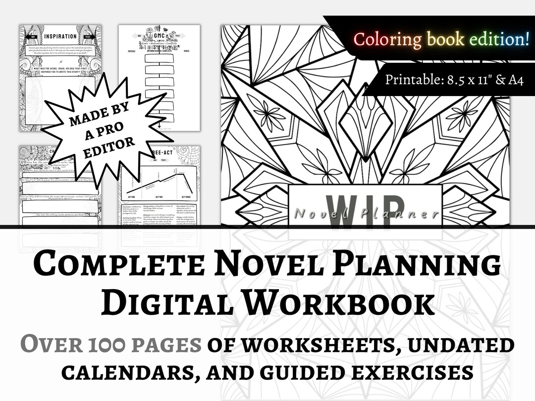 Novel Planning Workbook | Printable | for All Authors | Story ...