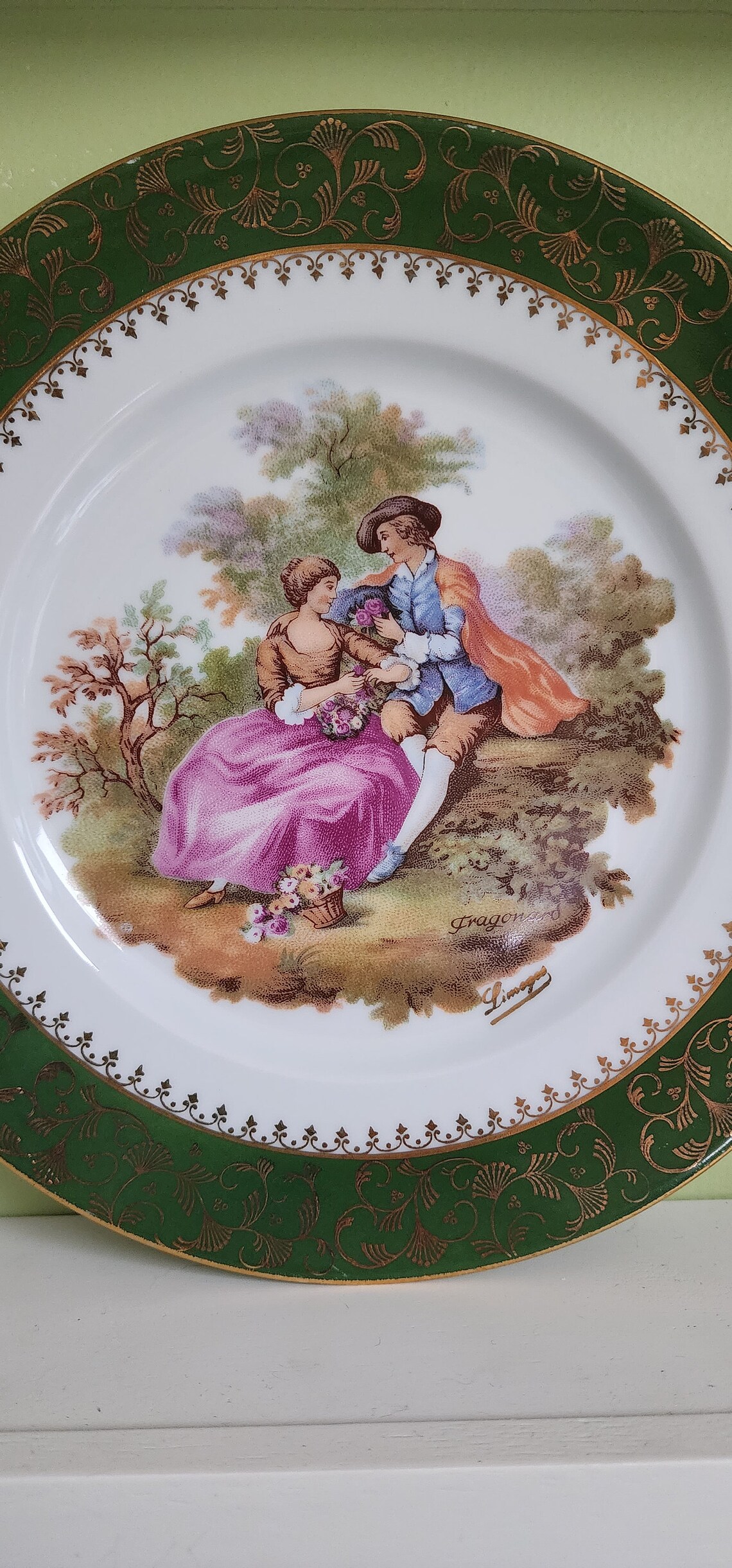Limoges, France, Collector Plate, China, Porcelain Wall Plate, French ...