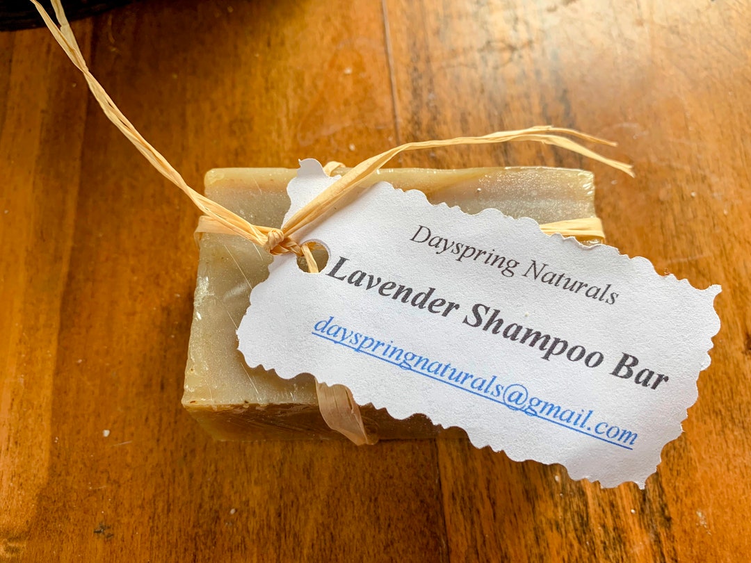 All Natural Lavender Shampoo Bar - Etsy