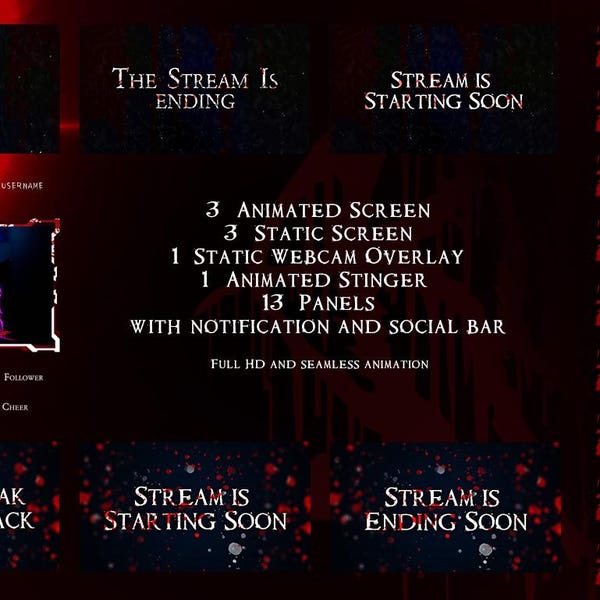 Twitch Stream is Offline Horror - Etsy