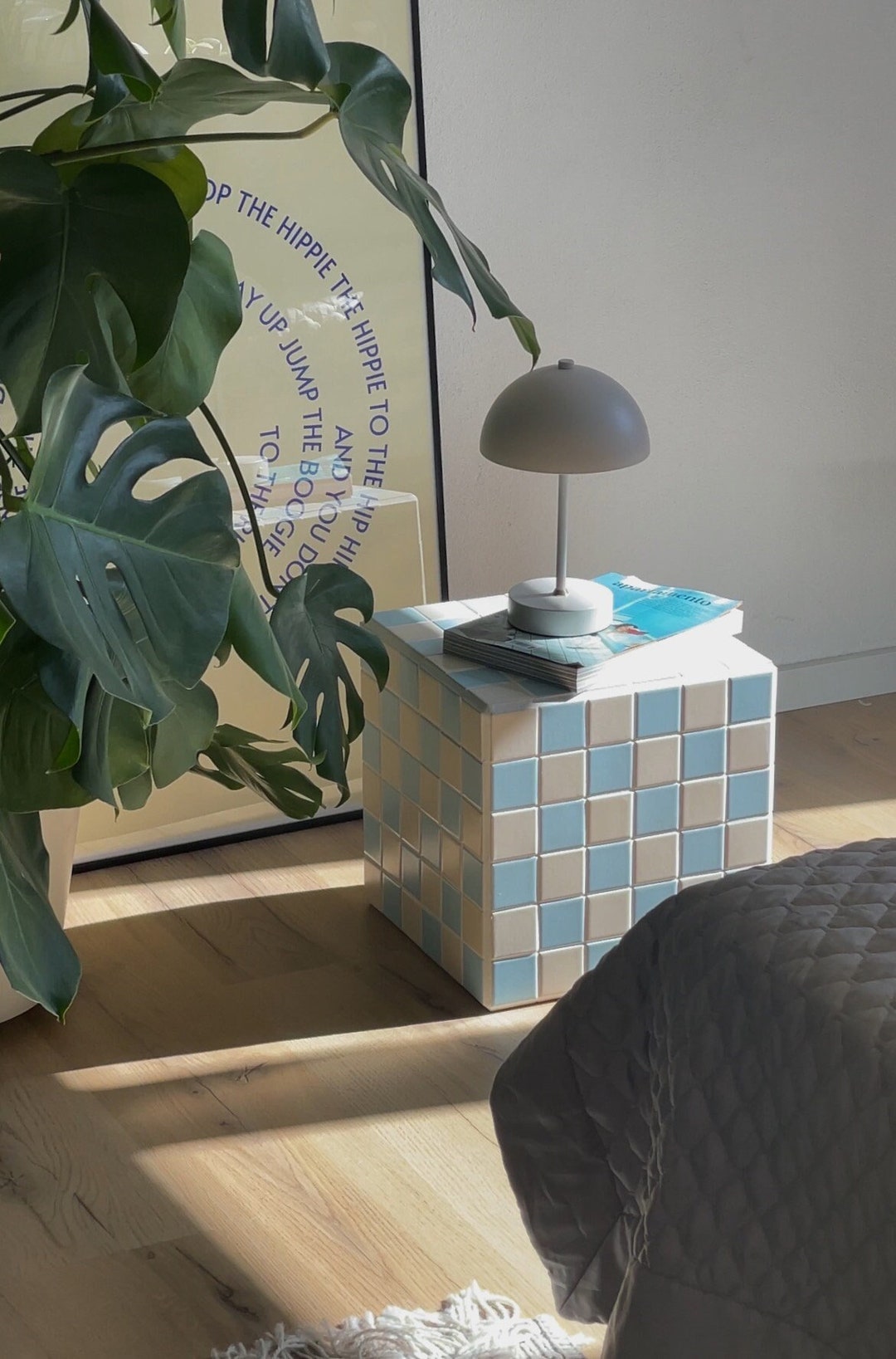 Tile Cube 6x6 Tiled Side Table Cube Tile Night Stand Tile Cube Table - Etsy