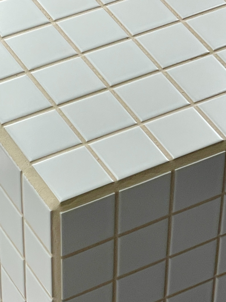 Tile Cube 6x6 Tiled Side Table Cube Tile Night Stand Tile Cube Table - Etsy