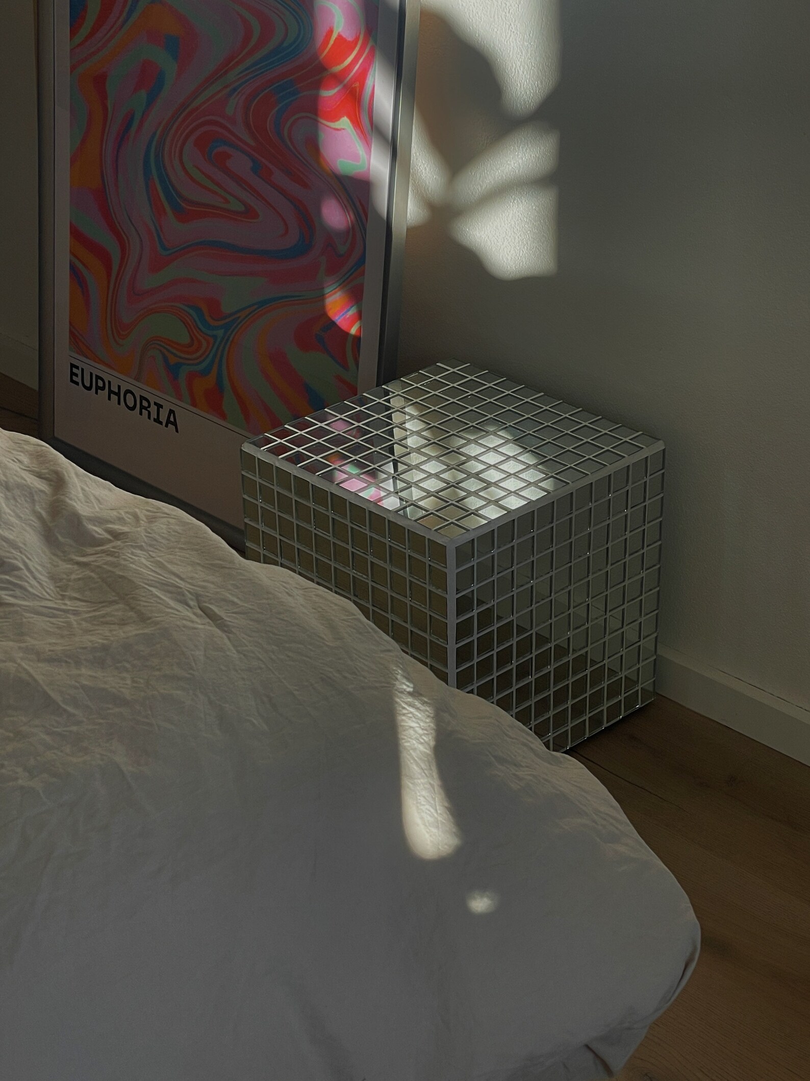 Glass Disco Tile Cube Mirror Mosaic Cube Disco Tile Night - Etsy