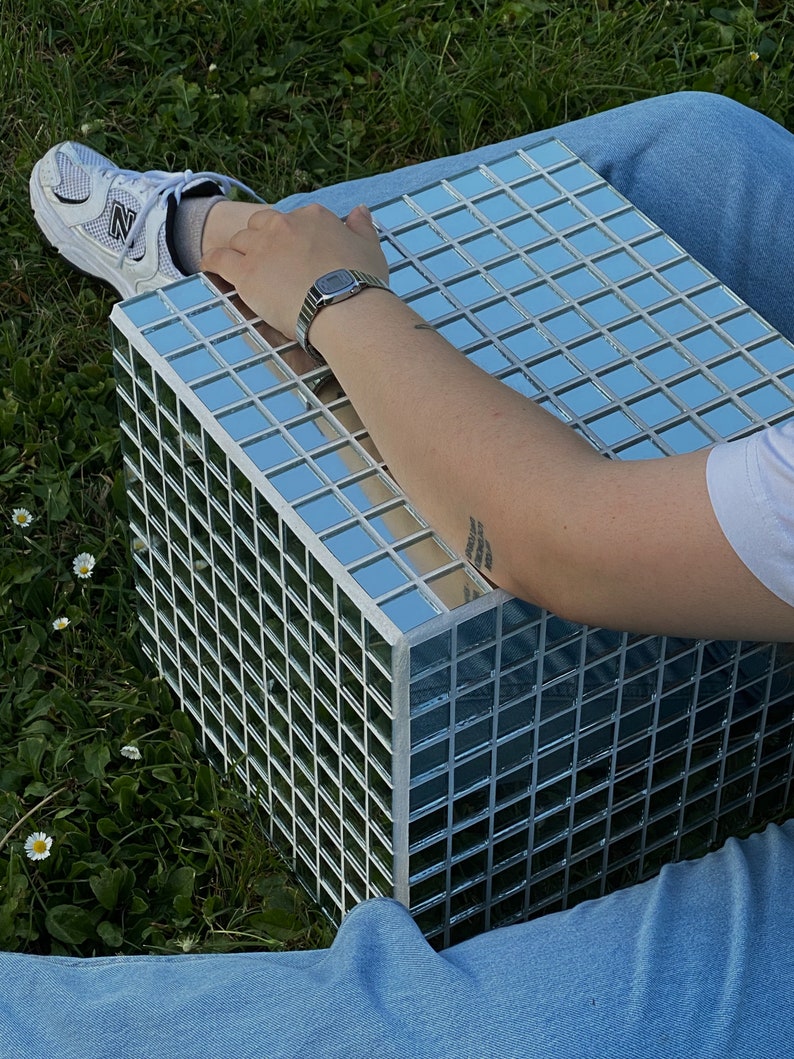 Glass Disco Tile Cube Mirror Mosaic Cube Disco Tile Night - Etsy