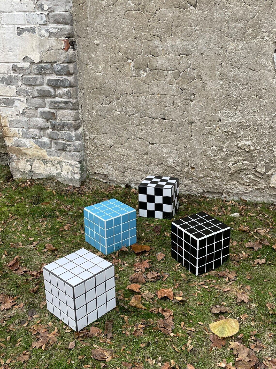 Tile Cube Mini 4x4 Mini Tiled Side Table Tile Bookend Cube - Etsy